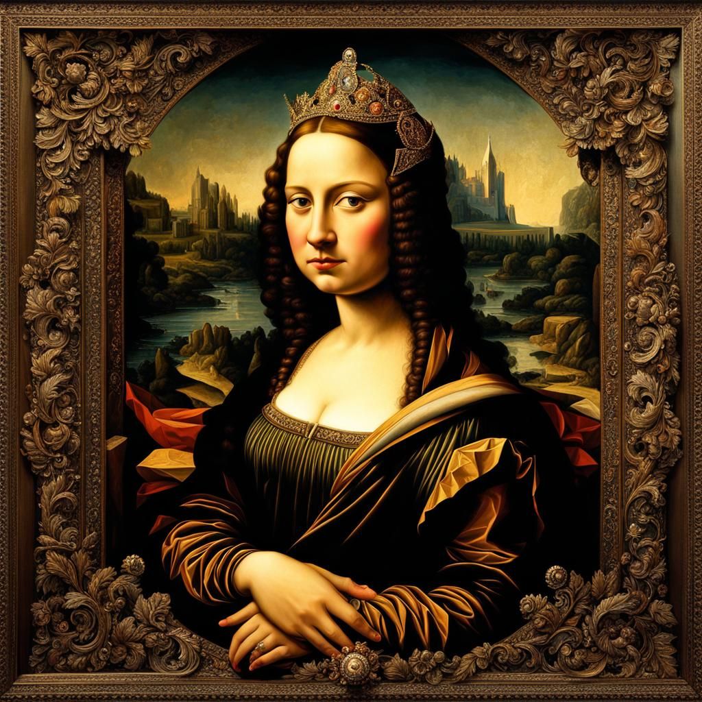 Mona Lisa by Vaneyck - AI Generated Artwork - NightCafe Creator