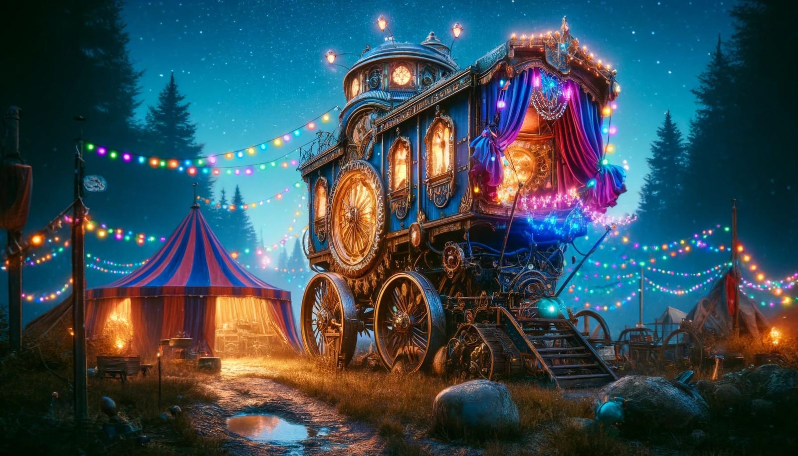 Nomadic Circus - AI Generated Artwork - NightCafe Creator