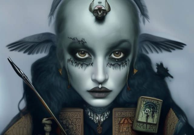Fortune Teller Portrait - AI Generated Artwork - NightCafe Creator