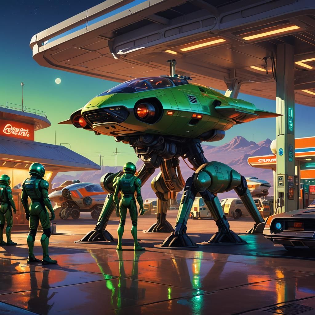 Alien Gas Station - Alien Gas Station