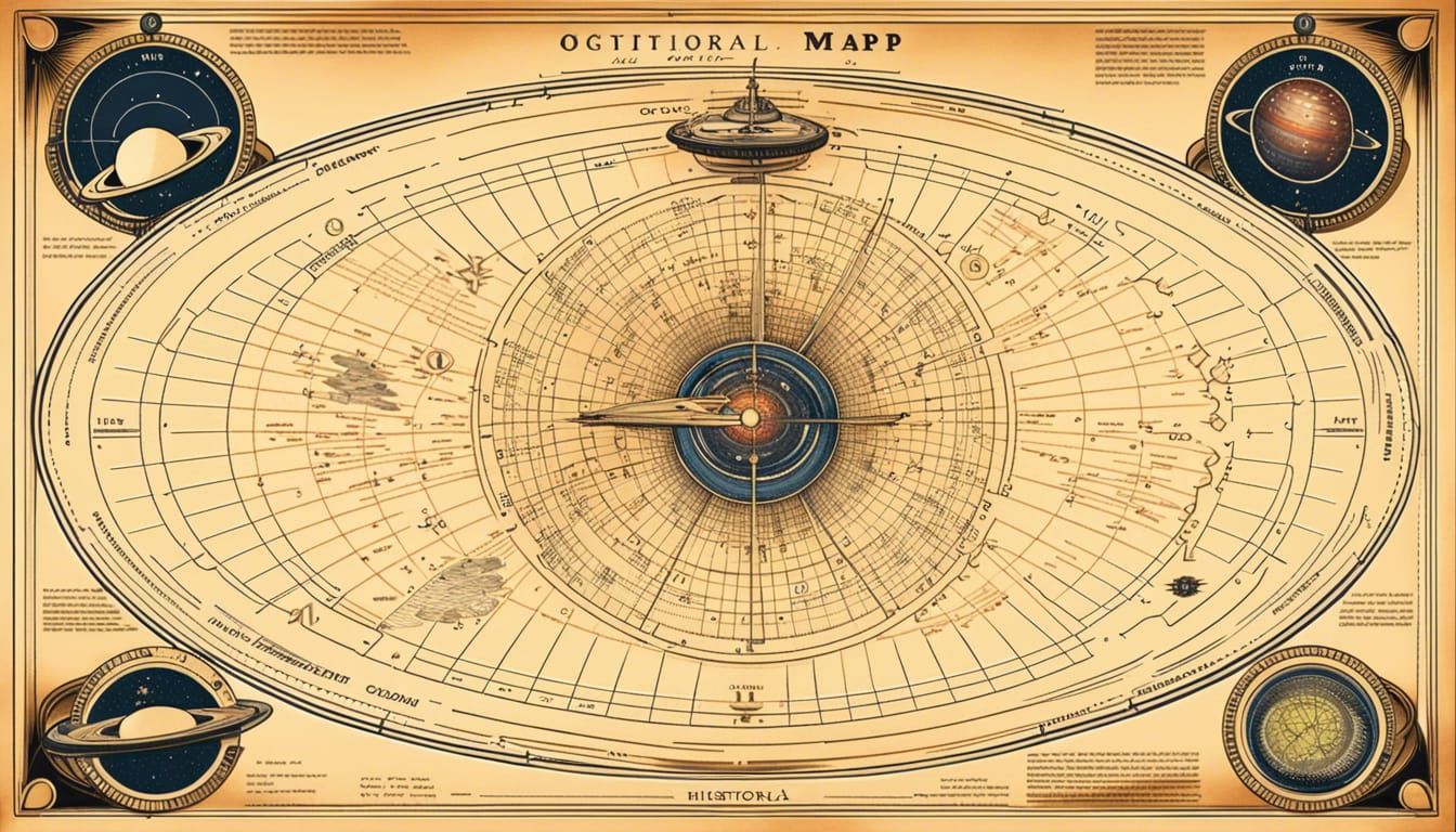 retrofuture star chart - AI Generated Artwork - NightCafe Creator