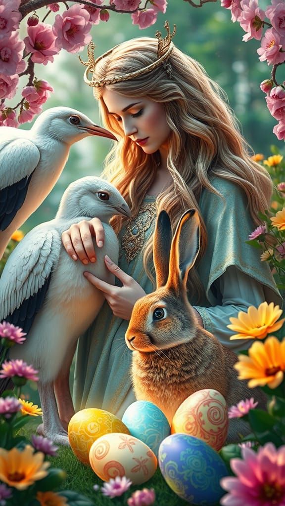 The connection of the Easter Bunny and the Goddess of Spring!