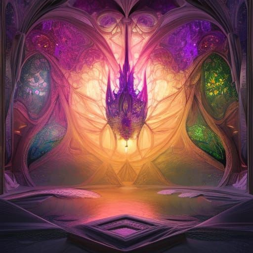 dark fantasy Crystal shop - AI Generated Artwork - NightCafe Creator