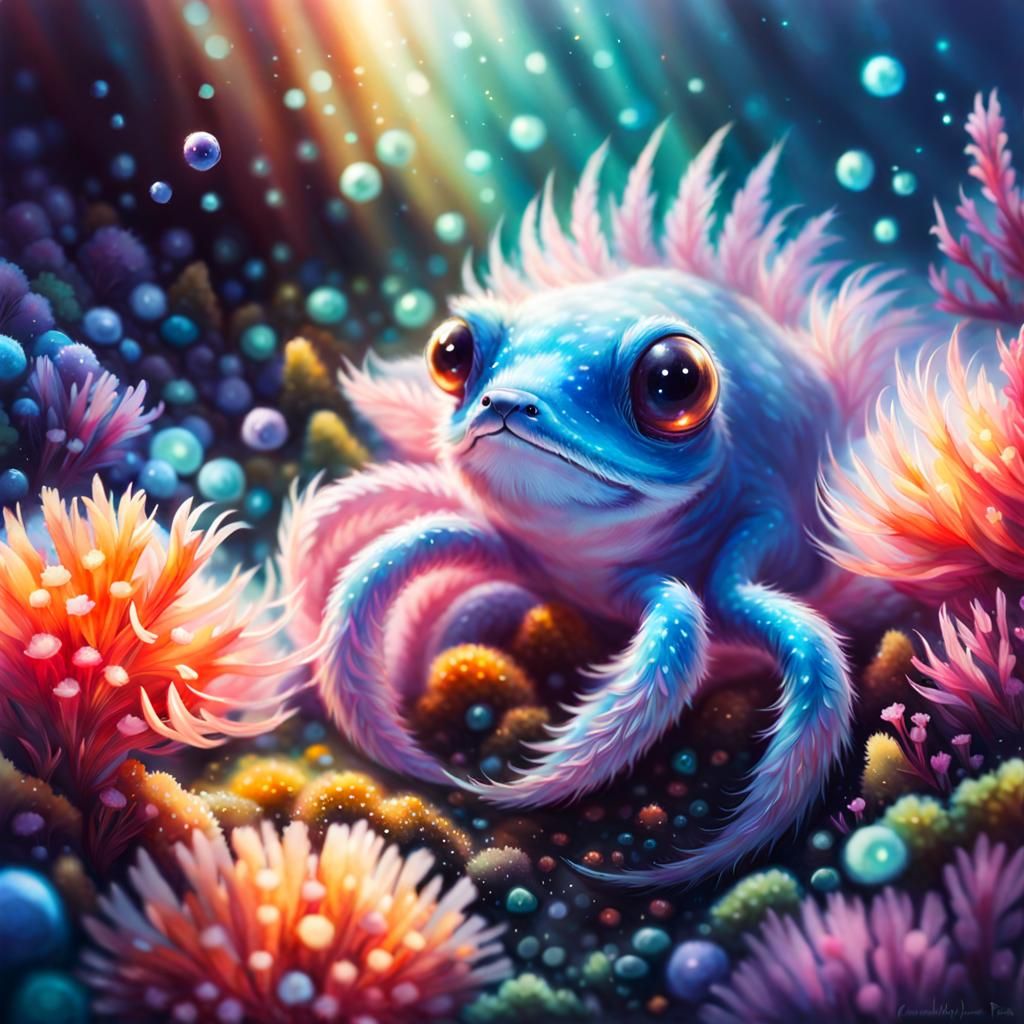 Whimsical Sea Creature - AI Generated Artwork - NightCafe Creator