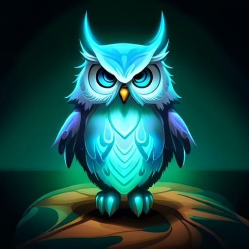 Rave owl - AI Generated Artwork - NightCafe Creator