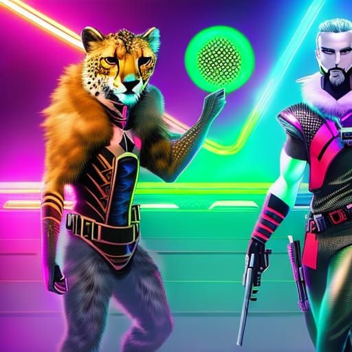 furry anthropomorphic lean male gay cheetah, together with furry ...