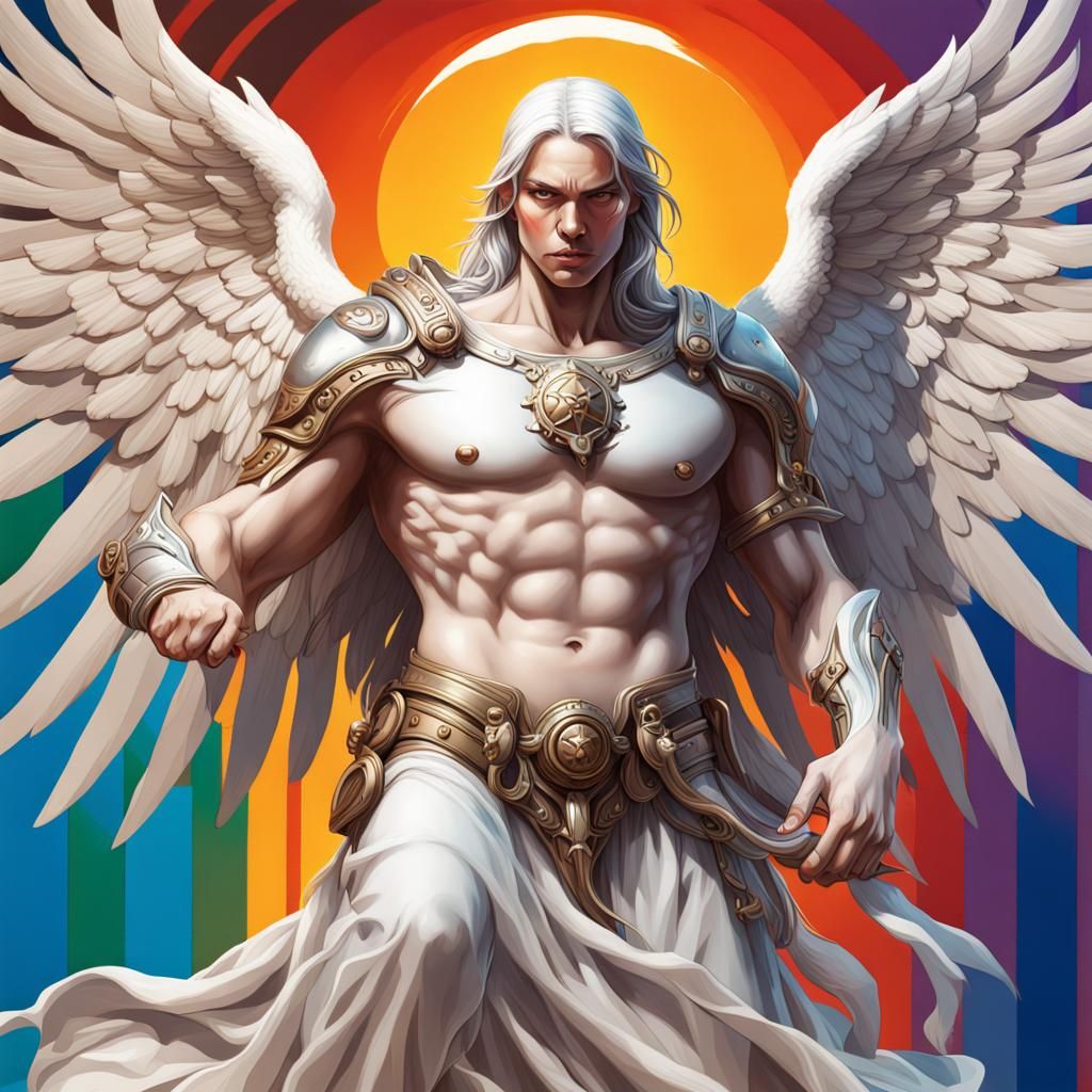 The Archangel of Knowledge: White7fang - AI Generated Artwork ...
