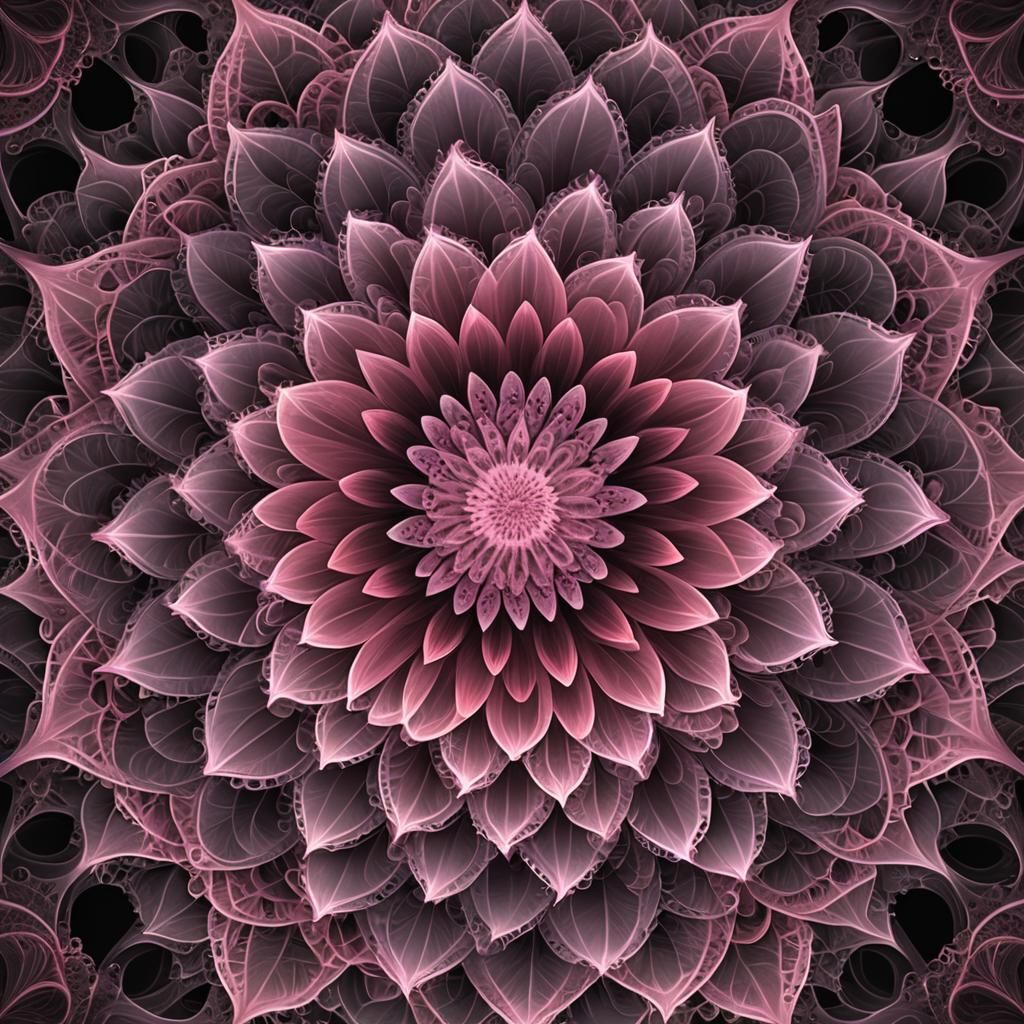 Intricate Flower - AI Generated Artwork - NightCafe Creator