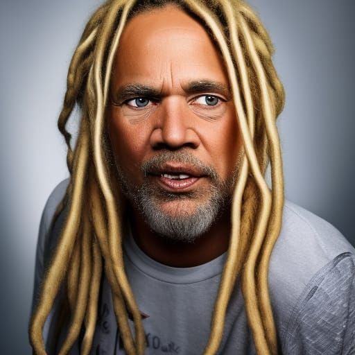 donald trump avec des dreadlocks - AI Generated Artwork - NightCafe Creator