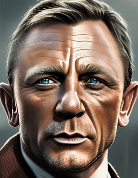 Daniel Craig - AI Generated Artwork - NightCafe Creator