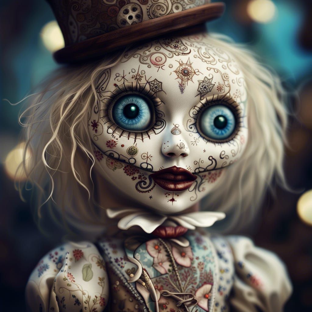The creepiest doll yet - AI Generated Artwork - NightCafe Creator
