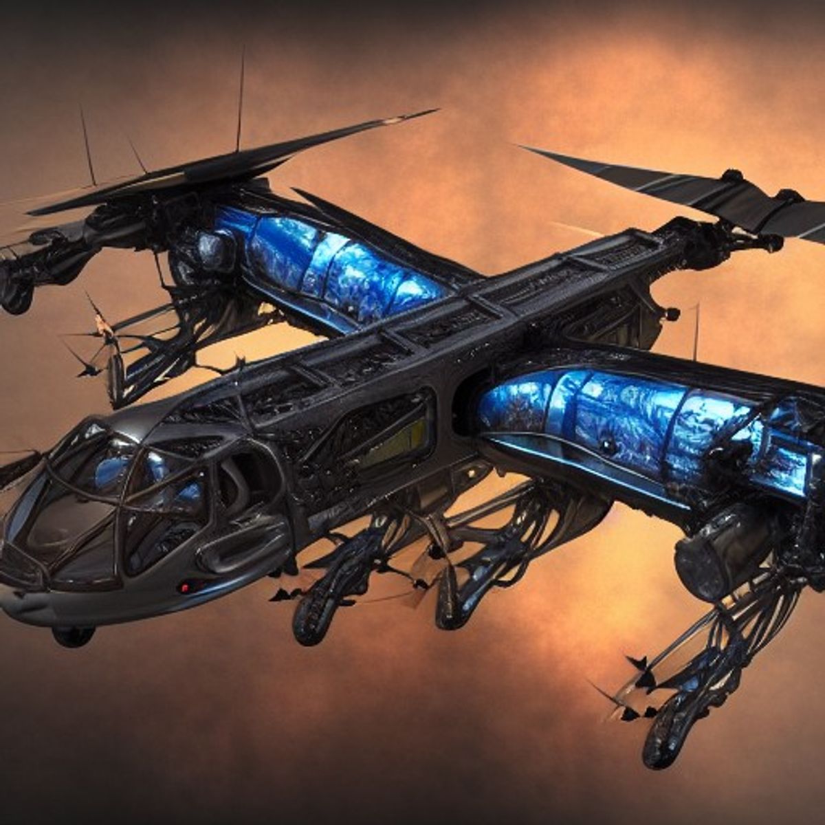 futuristic vtol bicopter, hyper-detailed 8k resolution concept art ...
