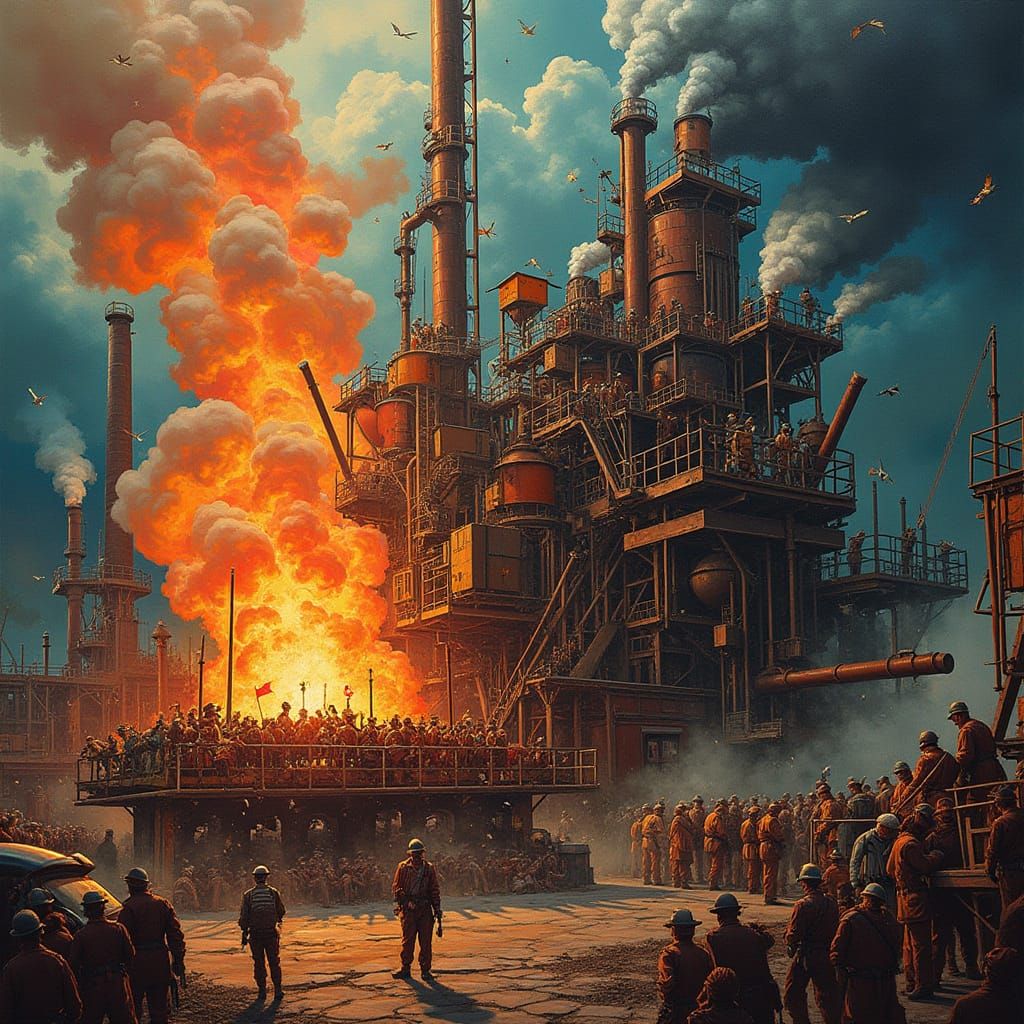 Rage Factory: Attention Hoar - Cyberpunk-Infused Portrait of...