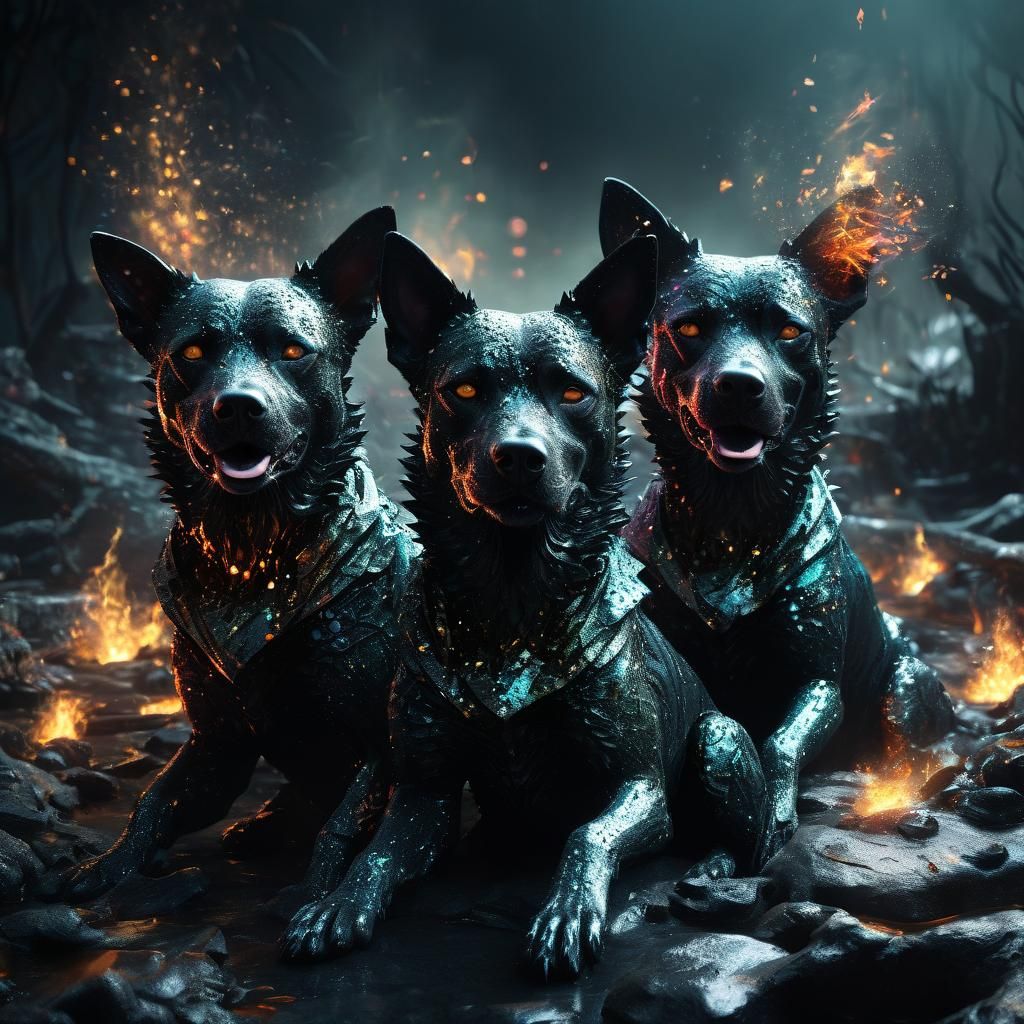 Underworld Dogs - AI Generated Artwork - NightCafe Creator