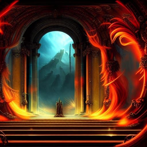 A portal to the mythological underworld - AI Generated Artwork ...