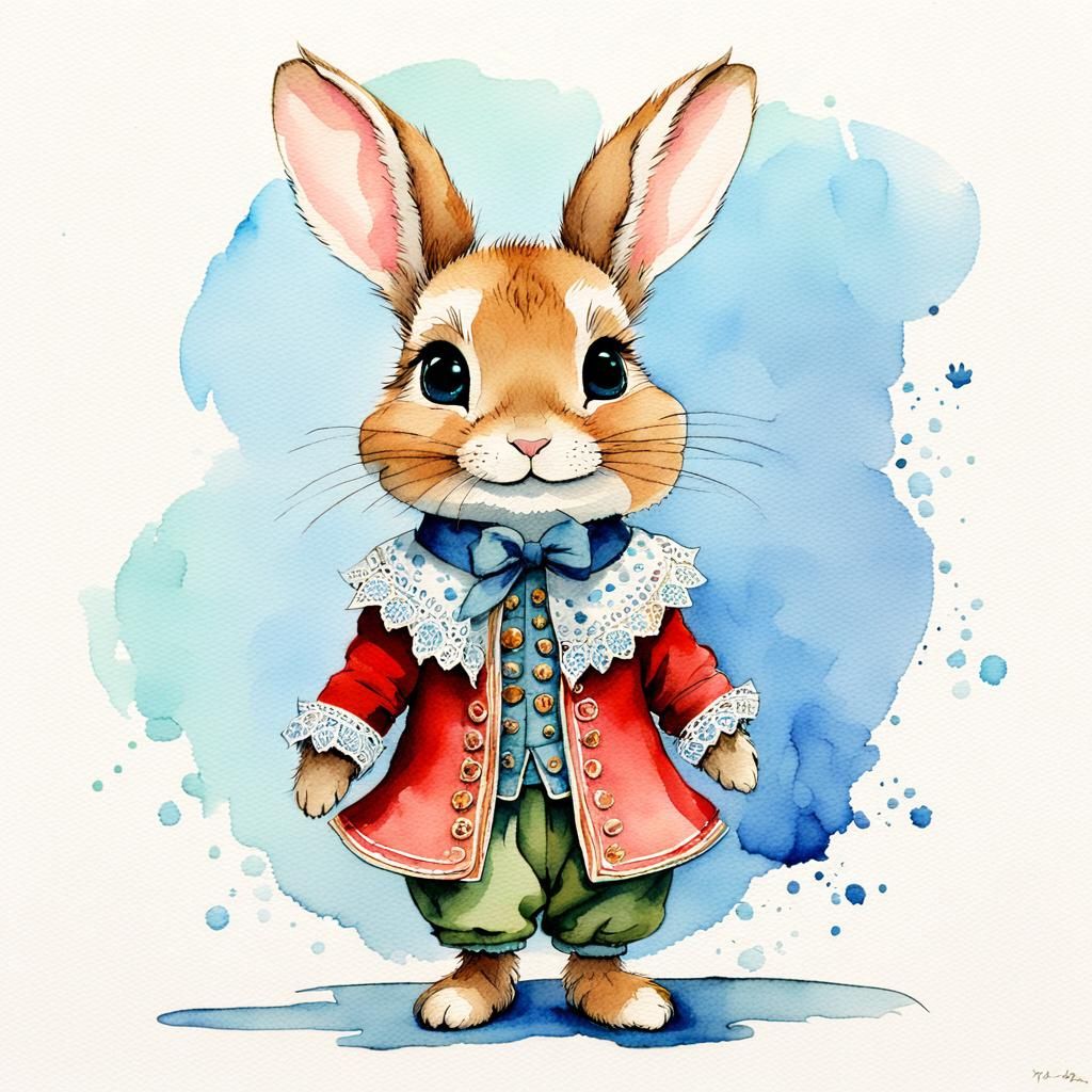 Cute Rabbit - AI Generated Artwork - NightCafe Creator
