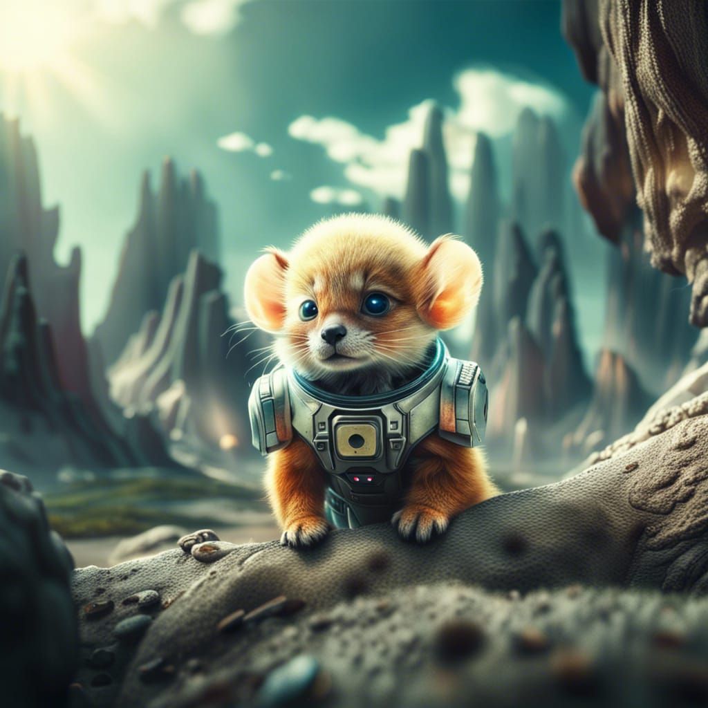 Adorable alien animal - AI Generated Artwork - NightCafe Creator