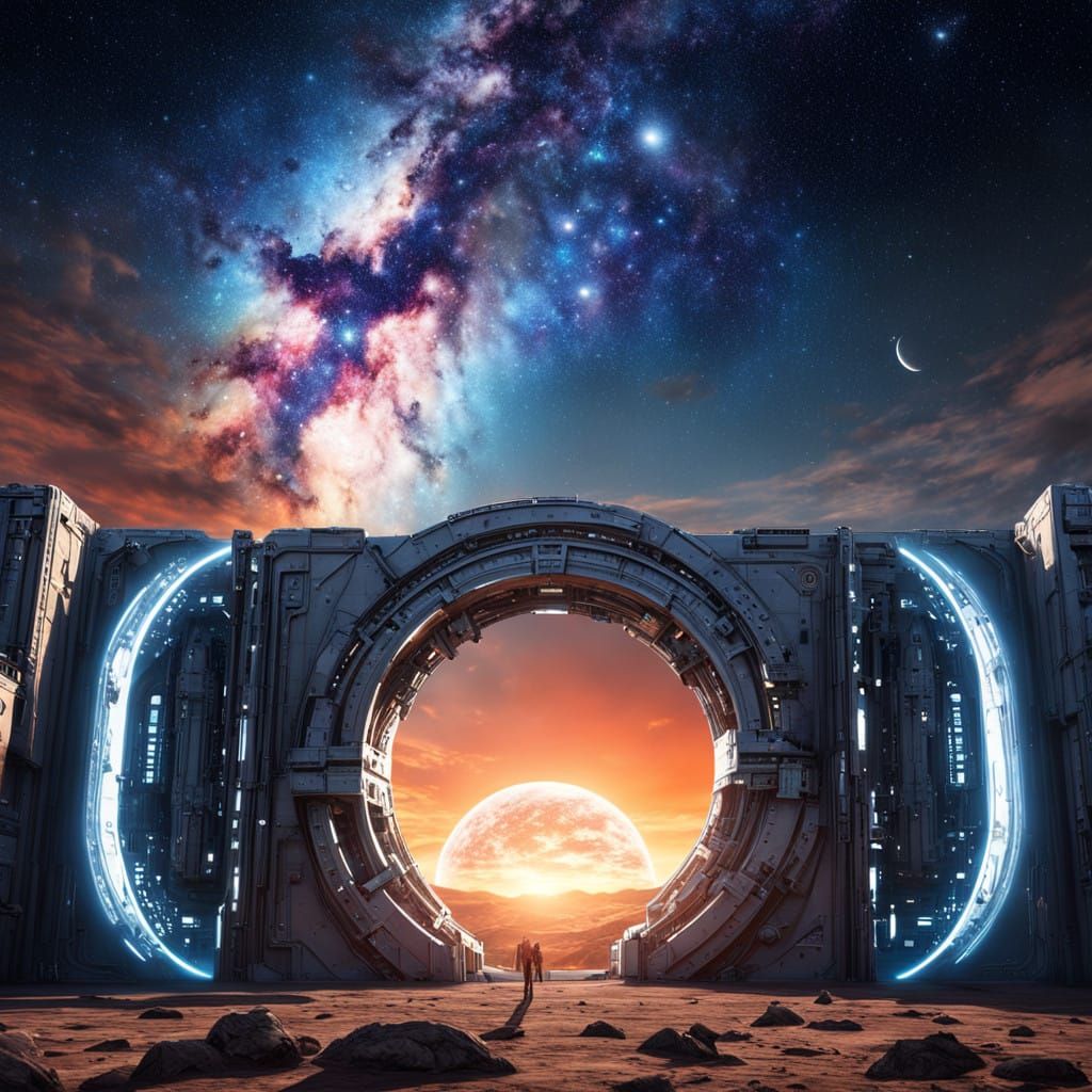 A 100K resolution extremely gigantic, realistic masterpiece, of a ...