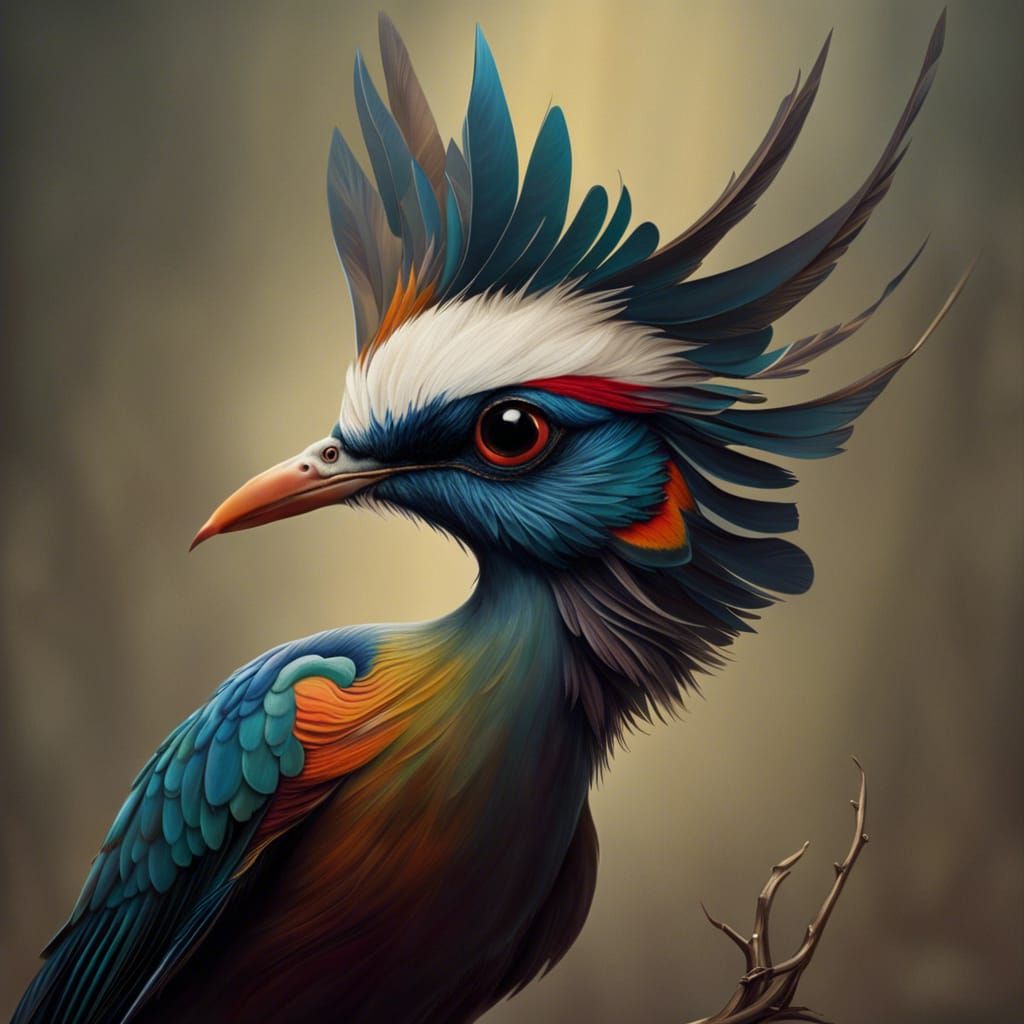 Uncanny kooky (bird); Playful | Pristine | Passionate | Pensive ...