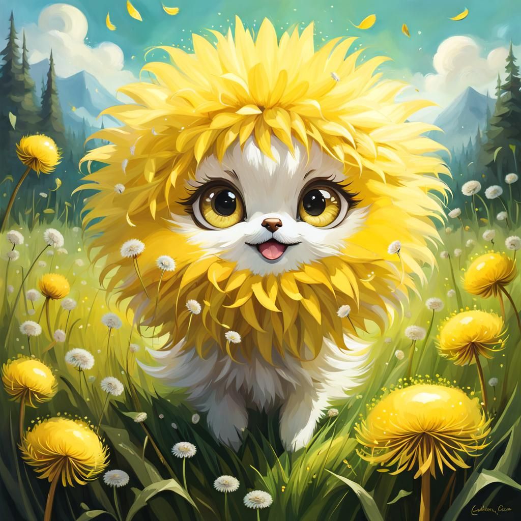 Photorealistic vibrant floating Quirky (ADORABLE HAPPY CUTE:2.6) ONE ...