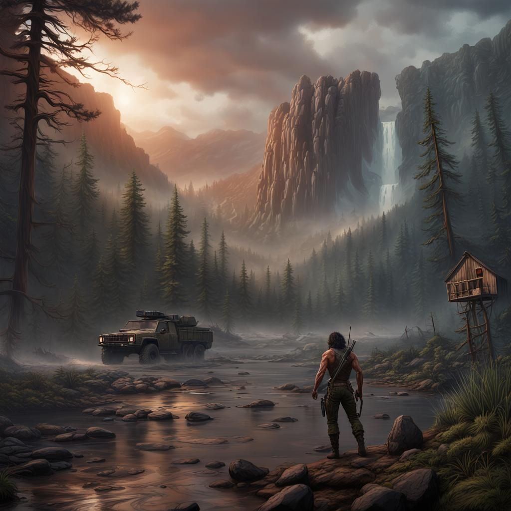 Rambo - AI Generated Artwork - NightCafe Creator