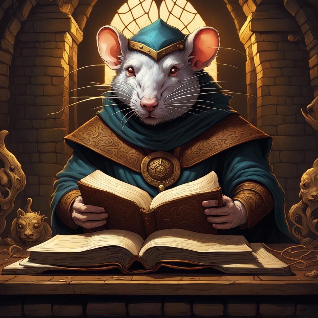 Wise Rat - AI Generated Artwork - NightCafe Creator