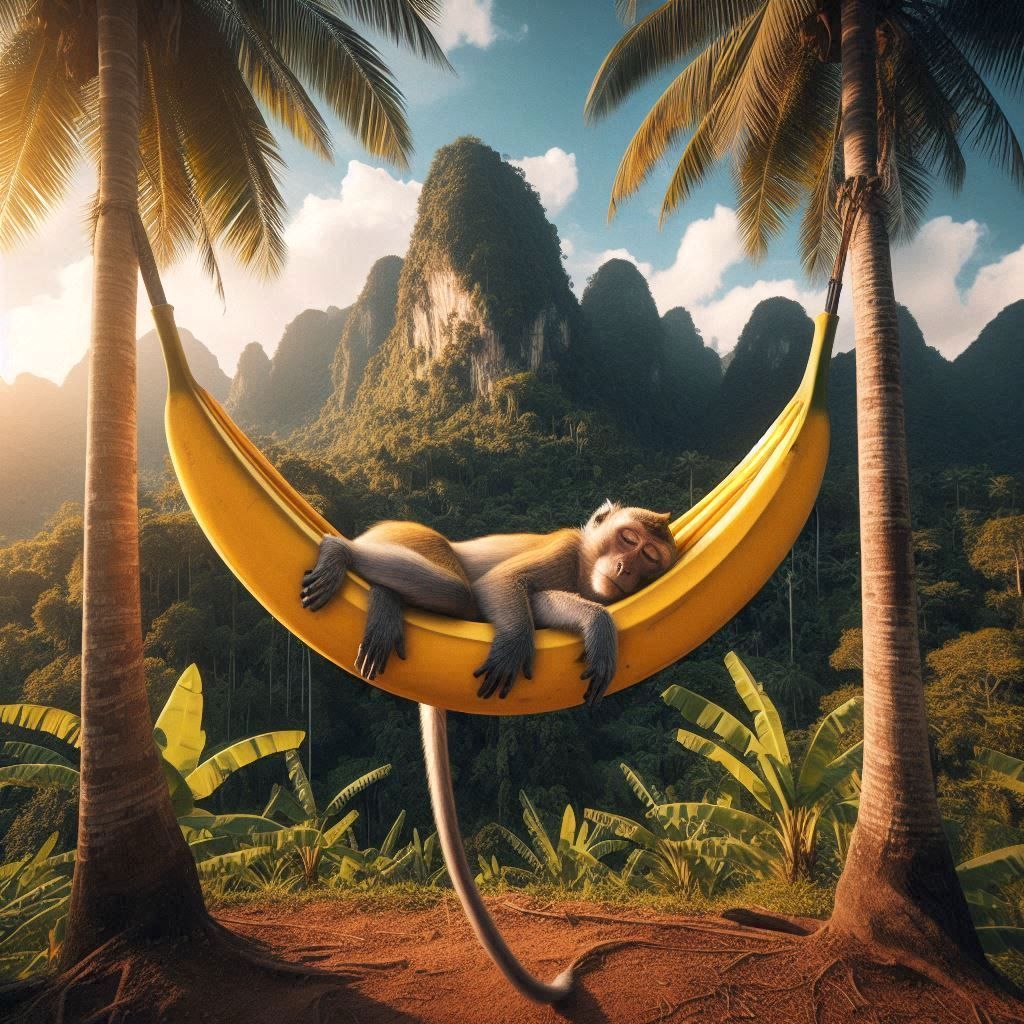 Dreaming monkey - AI Generated Artwork - NightCafe Creator