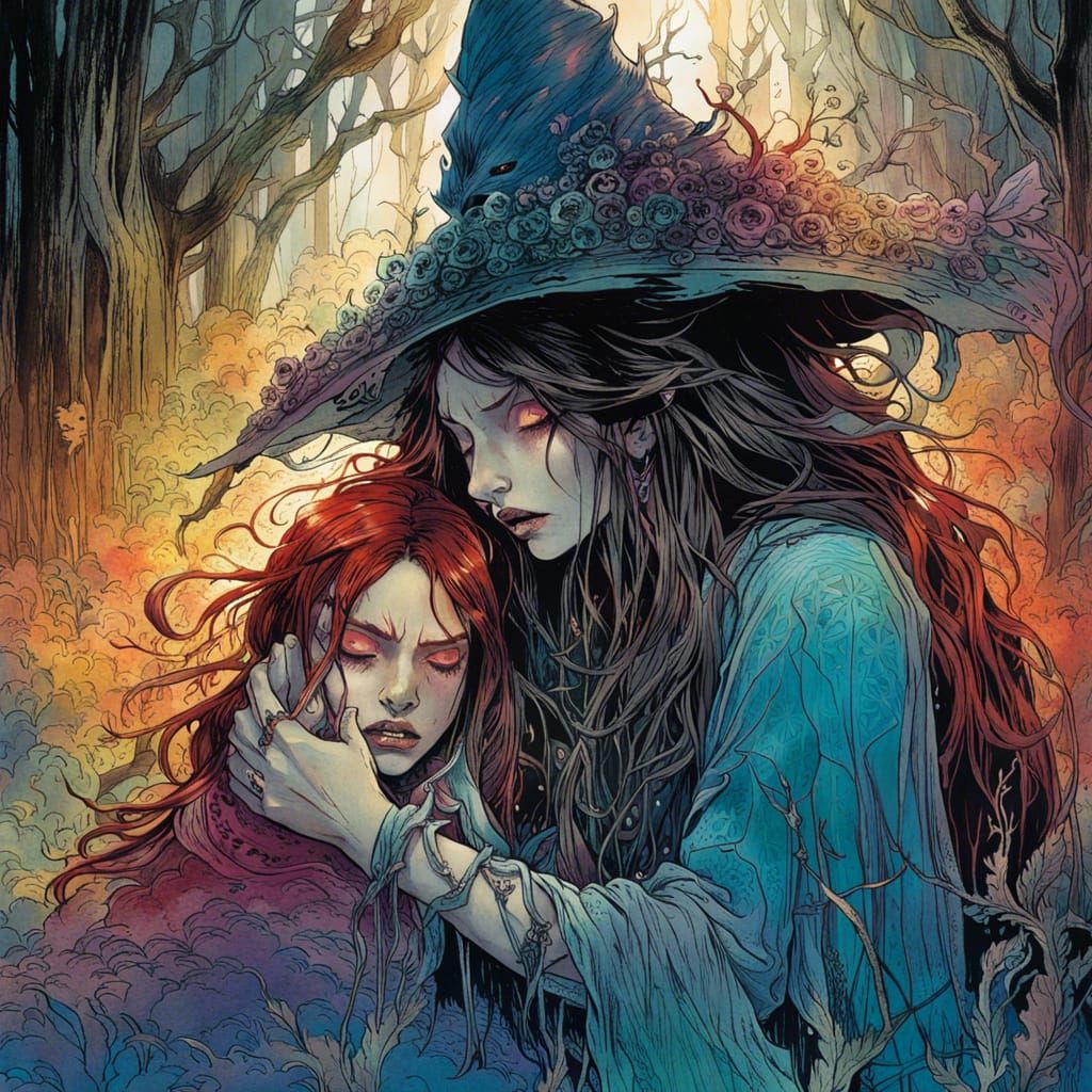 Lost Witch - AI Generated Artwork - NightCafe Creator