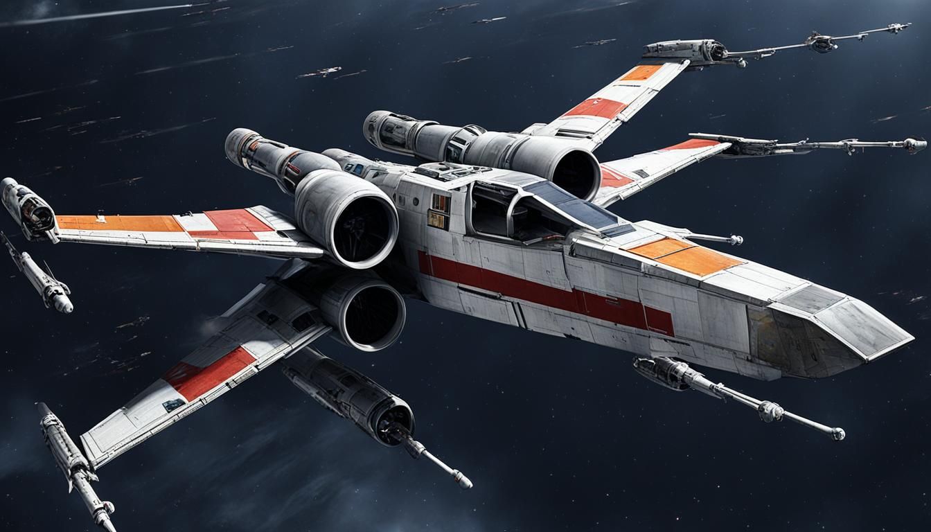A star wars x-wing 2 fighter - AI Generated Artwork - NightCafe Creator