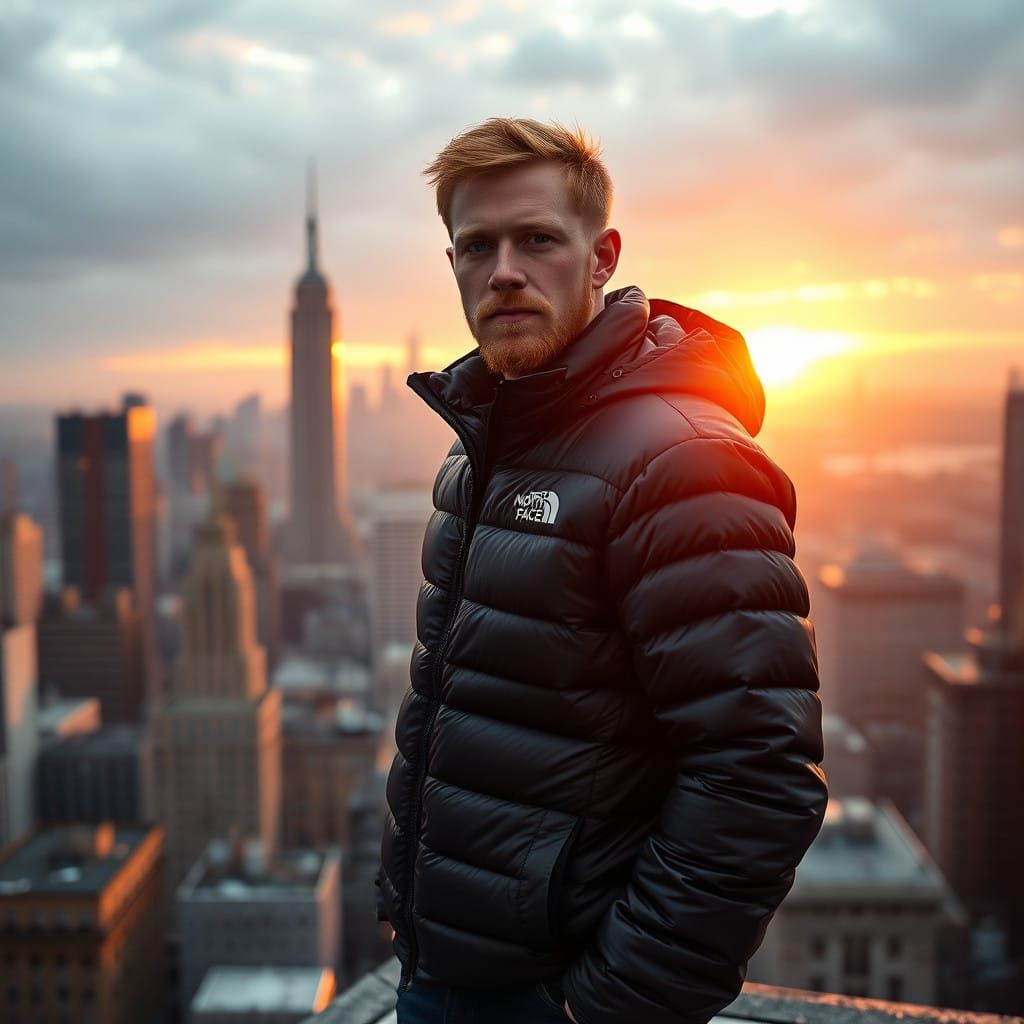 Colm 2 - Ginger-Haired City King in Futuristic Urban Landsca...