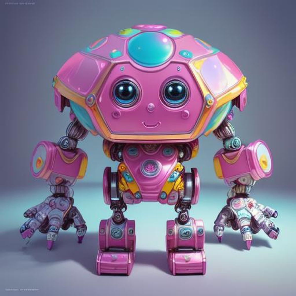 cutest robot grok - AI Generated Artwork - NightCafe Creator
