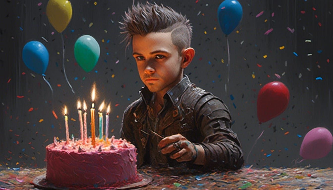 Birthday Cake - AI Generated Artwork - NightCafe Creator