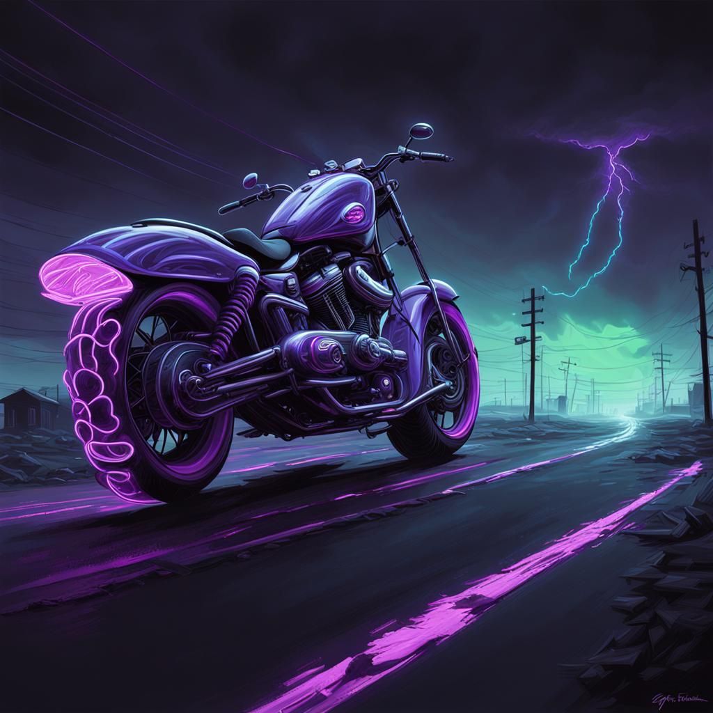 motorcycle - AI Generated Artwork - NightCafe Creator