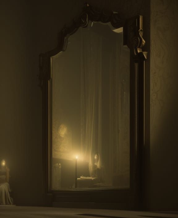 Ghost Reflection - AI Generated Artwork - NightCafe Creator