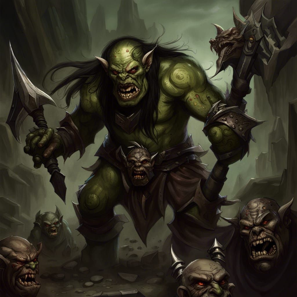 Evil Orc - AI Generated Artwork - NightCafe Creator