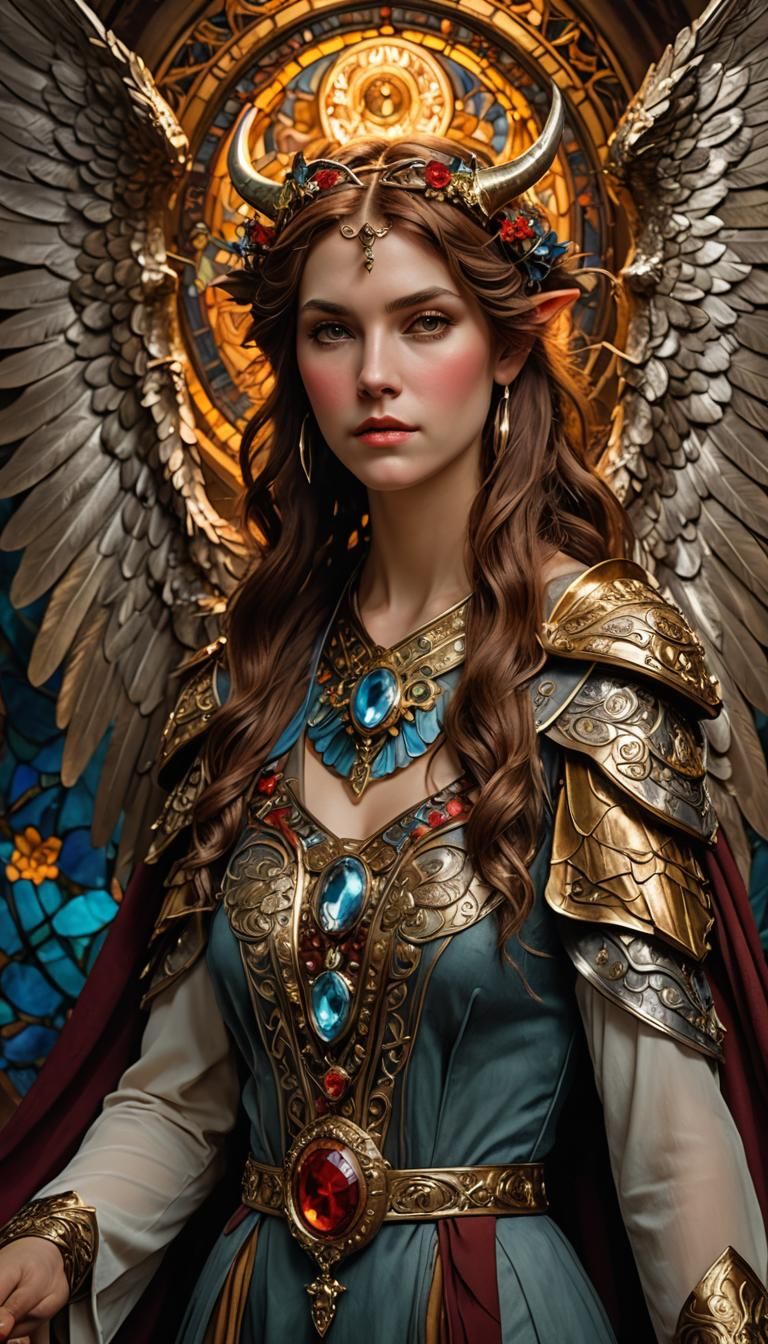 Fallen Angel - AI Generated Artwork - NightCafe Creator