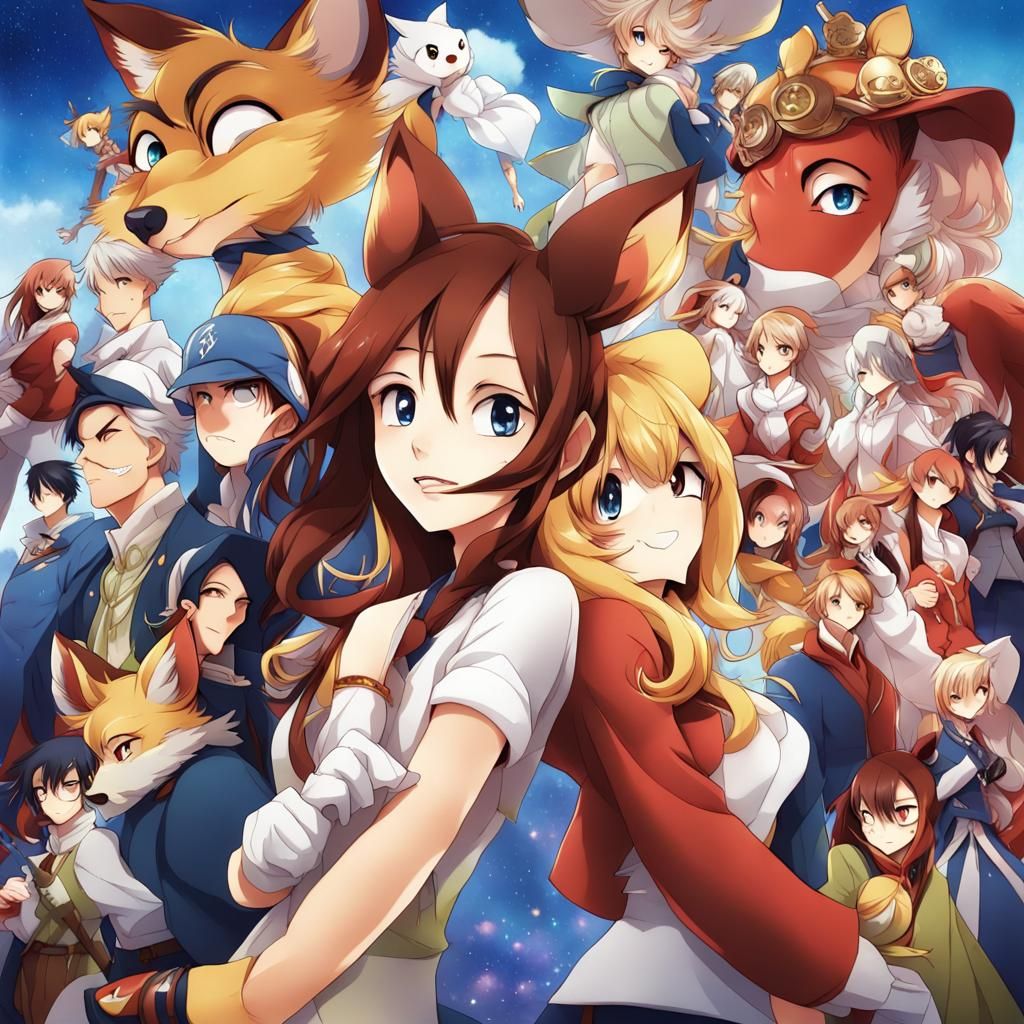 Anime fox 5 - AI Generated Artwork - NightCafe Creator