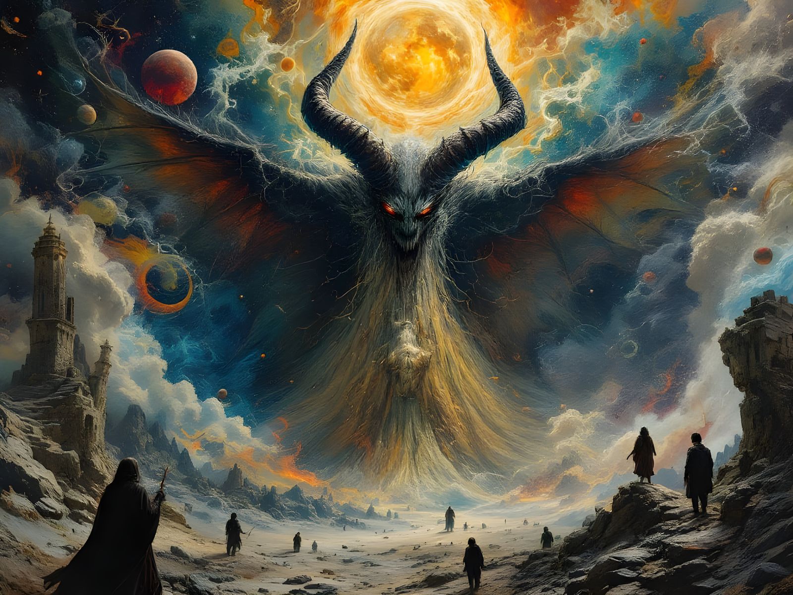 Satan Ruling Earth Revelations 20:7-10 From The American Standard ...