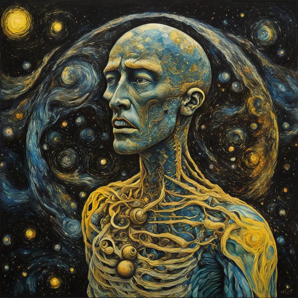 The Cosmic Man #2 - AI Generated Artwork - NightCafe Creator