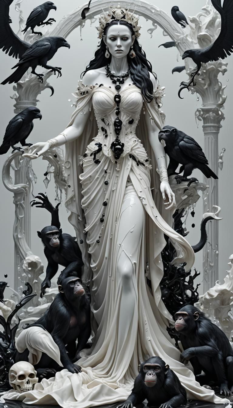 the Goddess of Fauna and Evolution - AI Generated Artwork - NightCafe ...