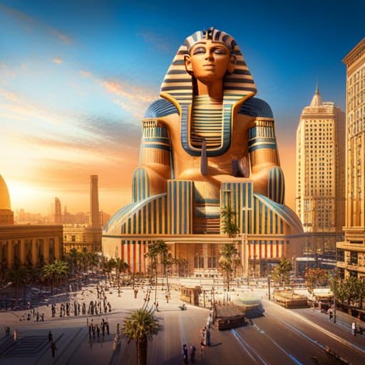 Sphinx palace - AI Generated Artwork - NightCafe Creator