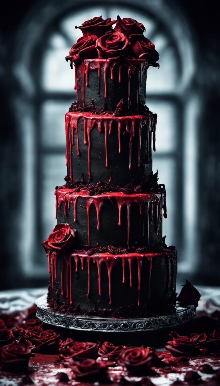 Horror Cake - AI Generated Artwork - NightCafe Creator