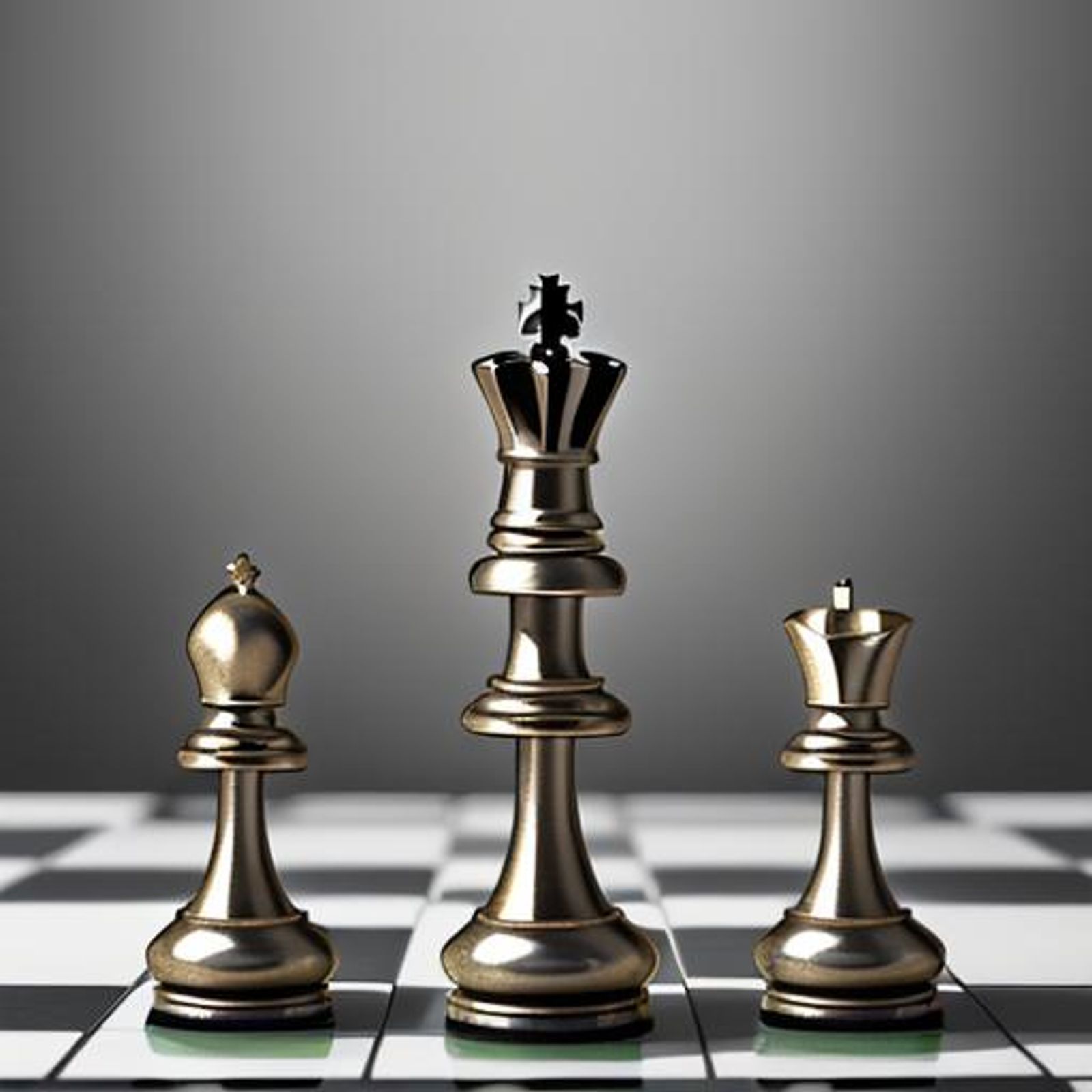 A meticulously crafted image featuring a multi-tiered chess board with ...