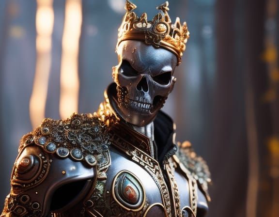 Insanely detailed face portrait photography of a majestic beautiful ...