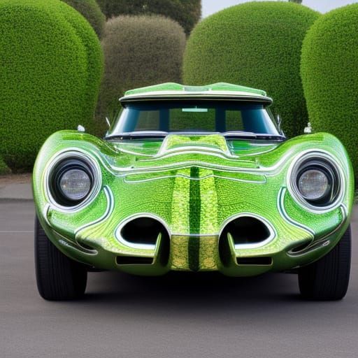 Lizard Car - AI Generated Artwork - NightCafe Creator