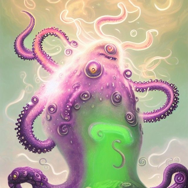 Uncle Blob ate too many humans… - AI Generated Artwork - NightCafe Creator