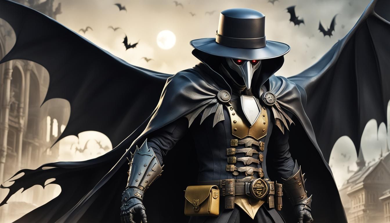 Bat plague doctor. - AI Generated Artwork - NightCafe Creator