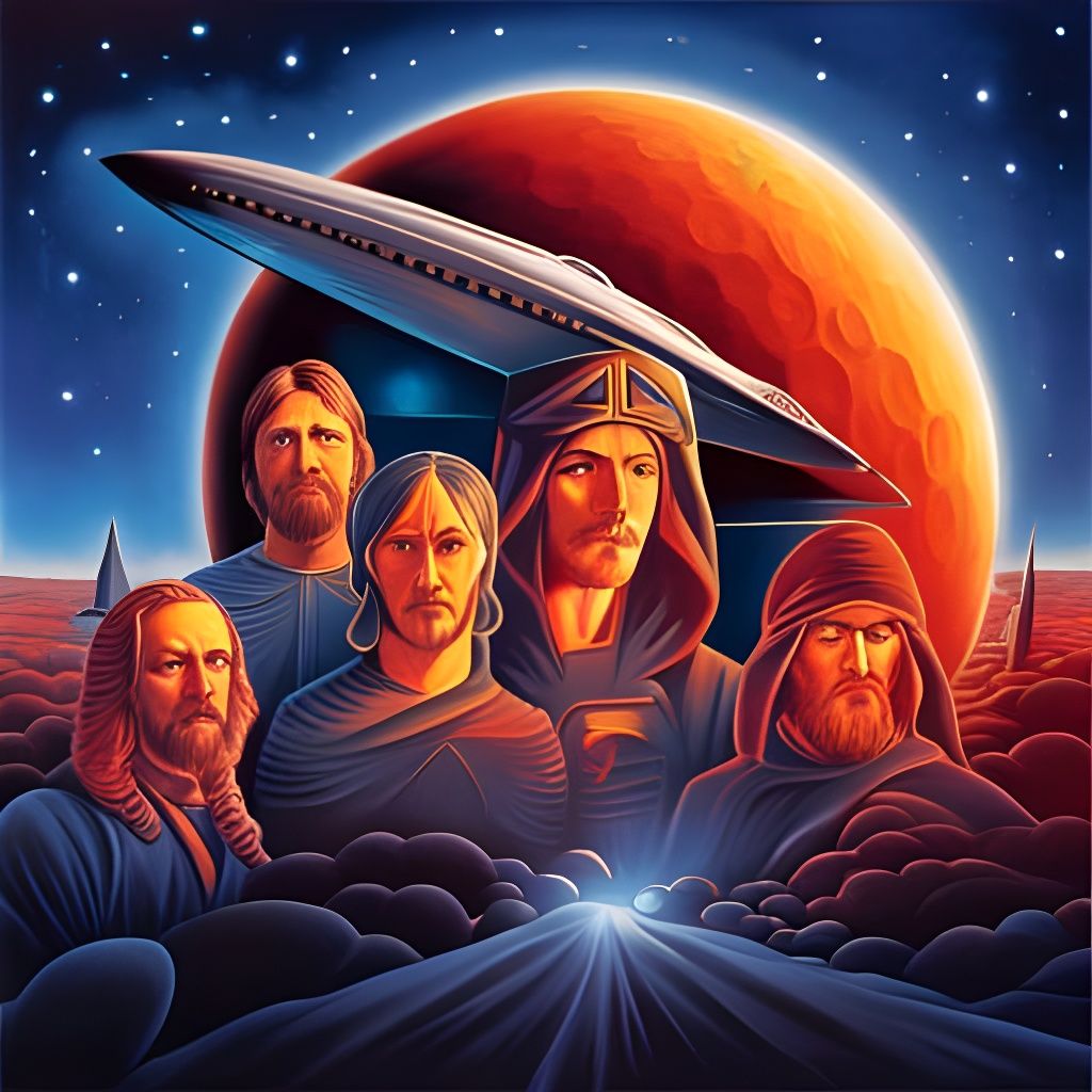 Space Rock band Hawkwind arrive on a space rock in their Silver Machine ...