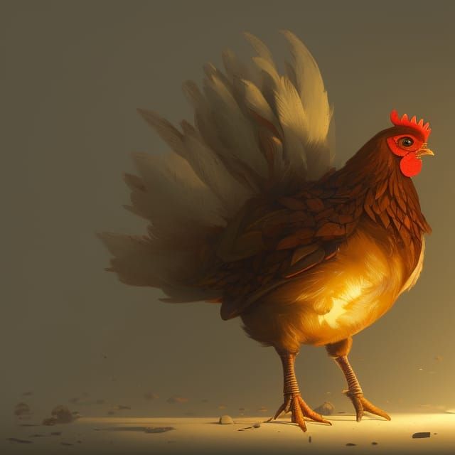 Little Chicken 8k resolution concept art by Greg Rutkowski dynamic ...