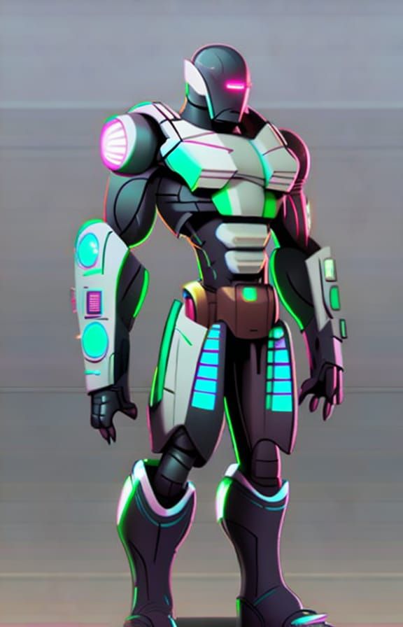 Robot Boii 043 - AI Generated Artwork - NightCafe Creator